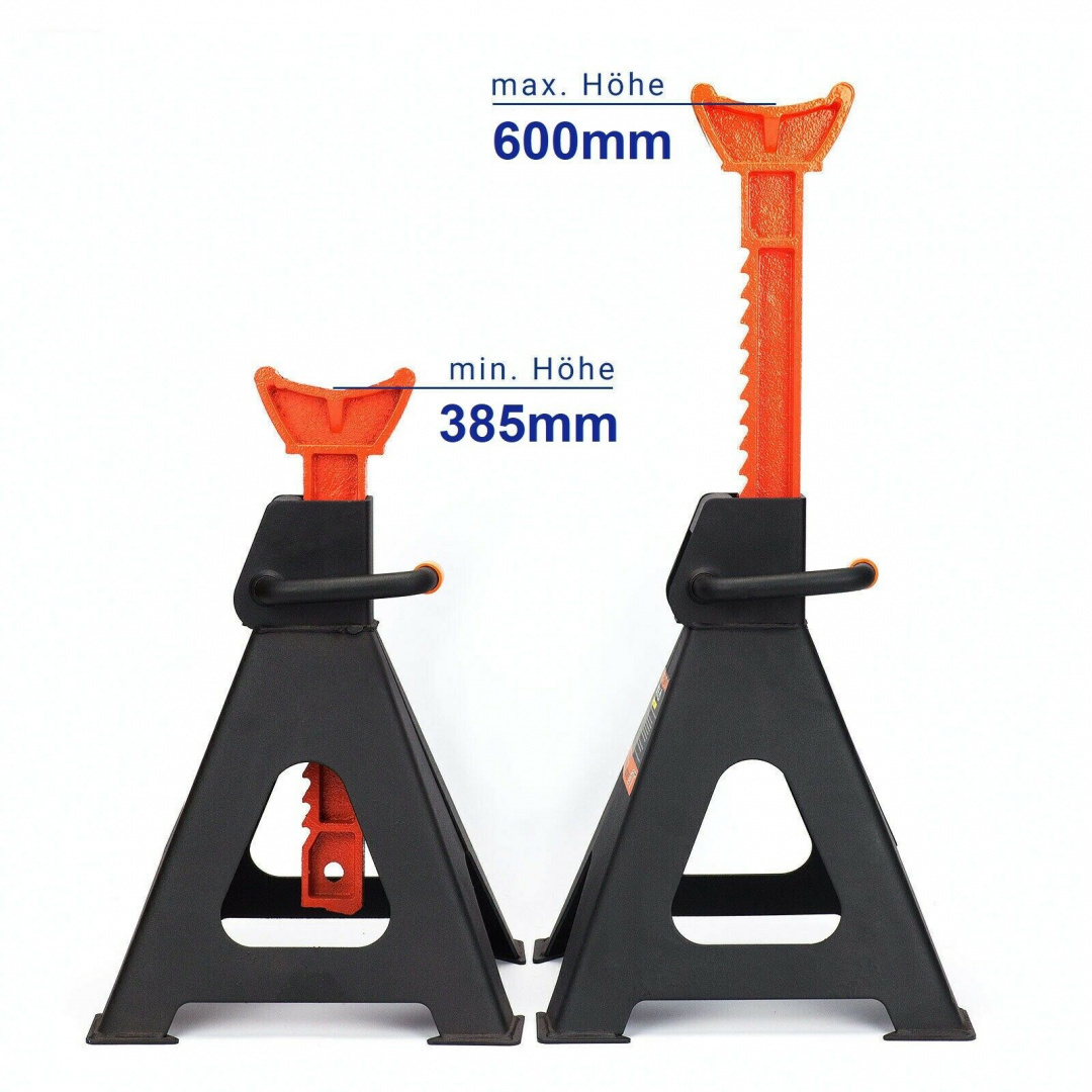 Verda 2x Unterstellböcke 6t, 385 - 600 mm mit Sicherung und ...